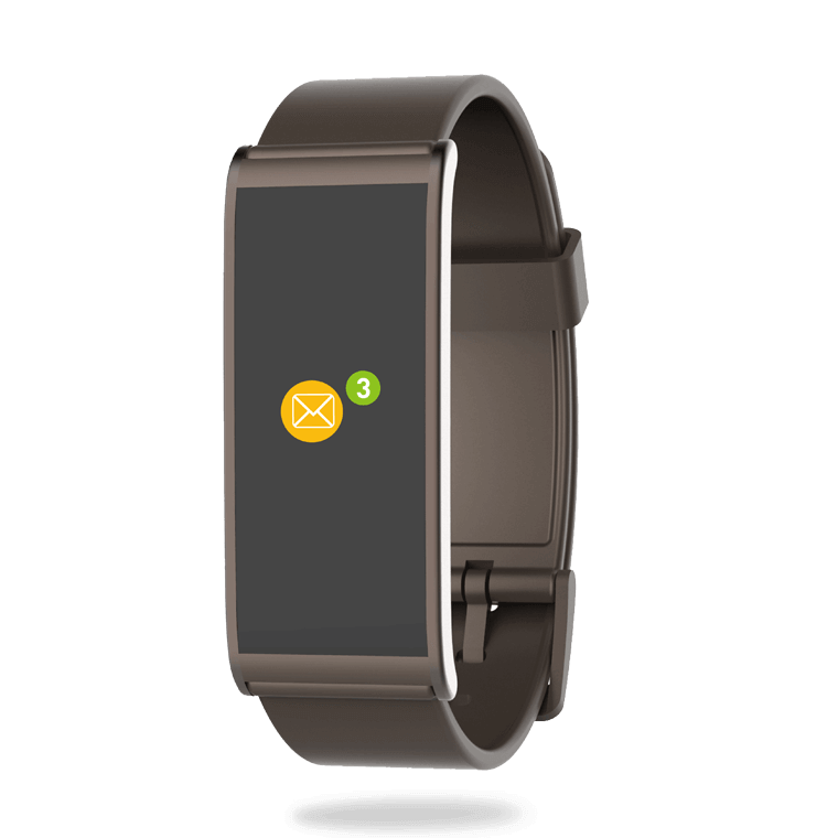 Tracker d'activité avec écran couleur tactile et notifications ...